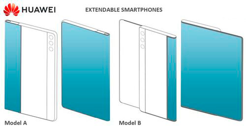 Huawei has patented two smartphones with a sliding display - YesMobile