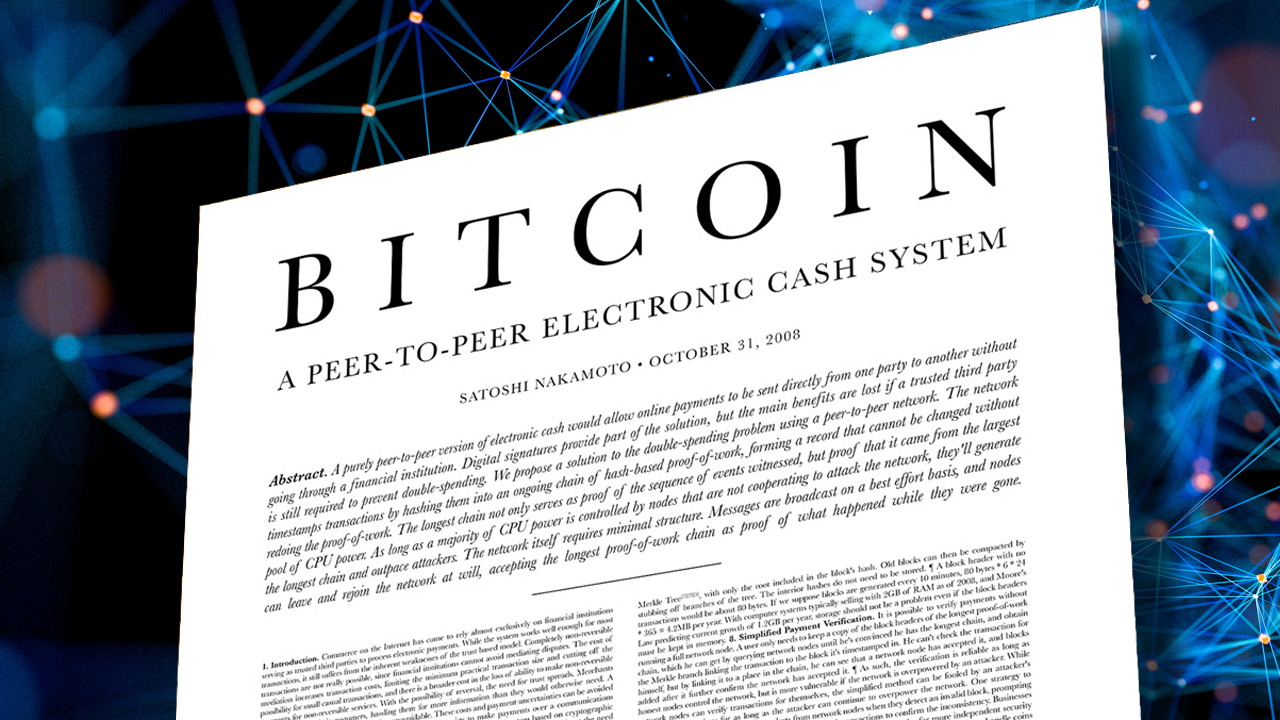 Satoshi Nakamoto's Seminal Bitcoin White Paper Turns 14 Today - YesMobile